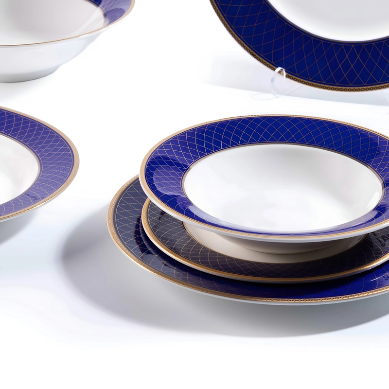 Cobalt Royal Porcelain Dinner Set 18 Pjata | Zepter Kosova